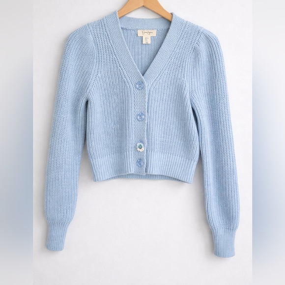 Jessica Simpson | Sweaters | Nwot Jessica Simpson Xs Blue Cropped ...